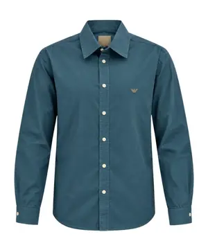 Emporio Armani Long-sleeved Shirt - Blue