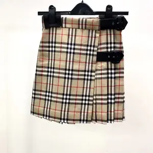 Burberry Lambskin Detail Vintage Check Kilt