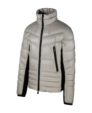 Moncler Canmore Logo Patch Down Jacket