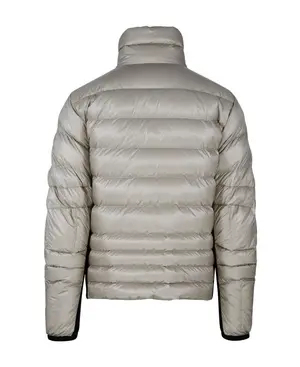 Moncler Canmore Logo Patch Down Jacket
