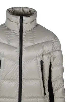 Moncler Canmore Logo Patch Down Jacket
