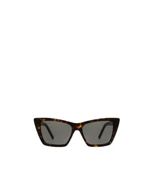 Saint Laurent Cat-eye Frame Sunglasses - Gray