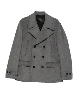 DONDUP Double-breasted Long-sleeve Blazer - Gray
