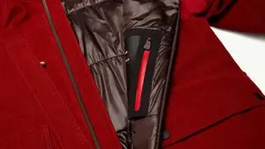 Moncler Airolo Corduroy Insulated Hooded Ski Jacket