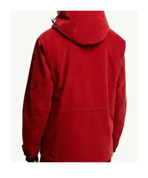 Moncler Airolo Corduroy Insulated Hooded Ski Jacket