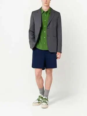 AMI Paris De Coeur Elasticated Waistband Track Shorts