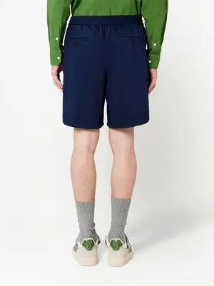 AMI Paris De Coeur Elasticated Waistband Track Shorts