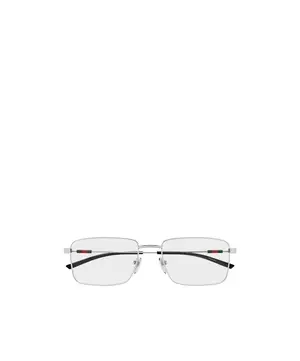 Gucci Rectangle Frame Glasses - Silver
