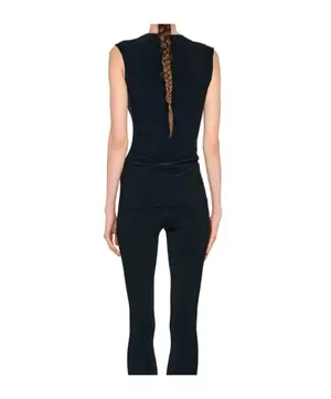 Norma Kamali Sleeveless Crewneck Top