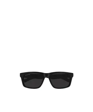 Balenciaga Rectangular Frame Sunglasses - Black