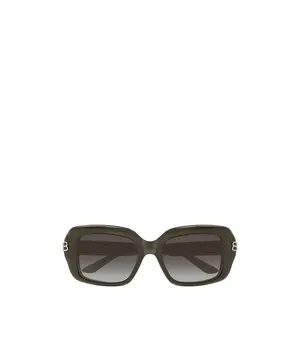 Balenciaga Rectangular Frame Sunglasses - Brown