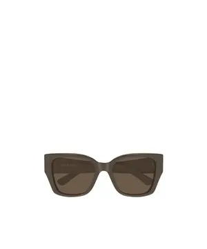 Balenciaga Butterfly Frame Sunglasses - Brown