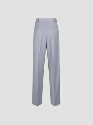 THE FRANKIE SHOP Pleated-detail Casual Trousers - Gray