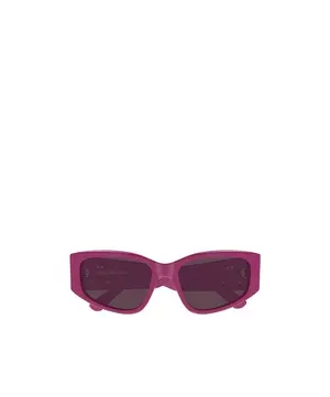 Balenciaga Cat-eye Frame Sunglasses - Red