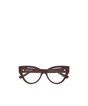 Balenciaga Cat Eye Frame Glasses - Red