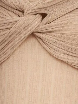 Giuseppe Di Morabito Cotton Blend Long Dress