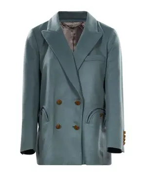 BLAZÉ MILANO Double-breasted Tailored Blazer - Green