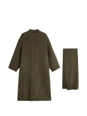 Soeur Scarf-collar Long Coat