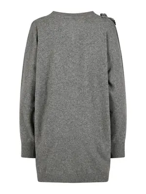 Alberta Ferretti Appliqué Knitted Dress