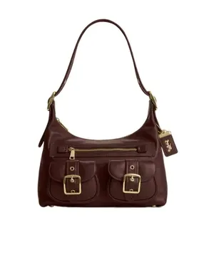 COACH Allison Zip Top Shoulder Bag - Brown