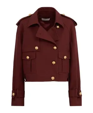 Giuseppe Di Morabito Cropped Double-breasted Jacket - Brown
