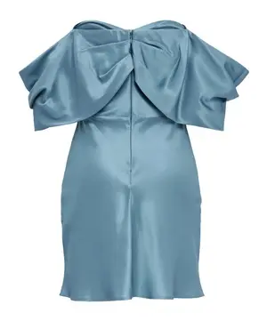 Giuseppe Di Morabito Draped Short Silk Dress