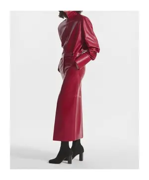 Co Oversized Leather Shirt