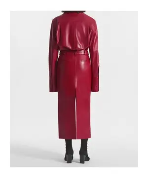 Co Oversized Leather Shirt