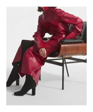 Co Oversized Leather Shirt