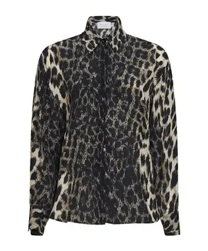 KAOS Animal Print Shirt - Black