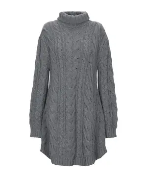 Dolce & Gabbana Turtleneck Cable Knit Mini Dress
