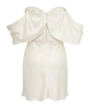 Giuseppe Di Morabito Draped Short Silk Dress