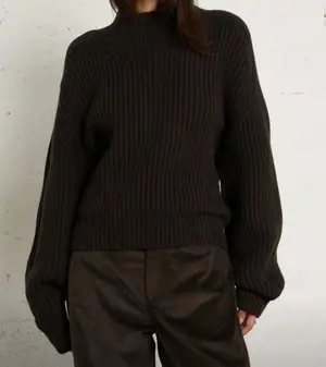 Soeur Half-turtleneck Ribbed Sweater