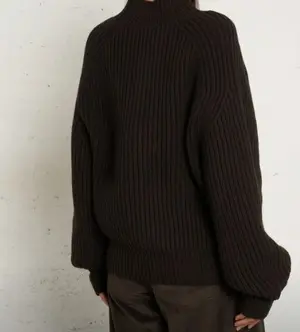 Soeur Half-turtleneck Ribbed Sweater