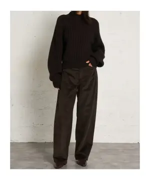 Soeur Half-turtleneck Ribbed Sweater