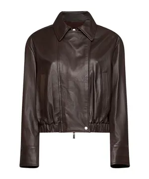 KAOS Long-sleeved Leather Jacket