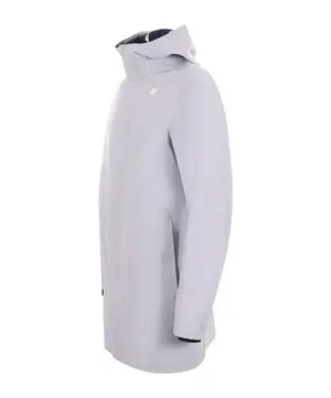 K-WAY Marlyn Hooded Logo-patch Coat
