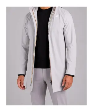 K-WAY Marlyn Hooded Logo-patch Coat