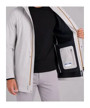K-WAY Marlyn Hooded Logo-patch Coat
