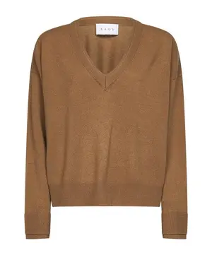 KAOS V-neck Sweater - Brown