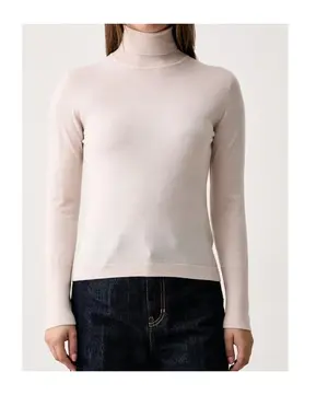 KAOS Mock-neck Knitted Sweater