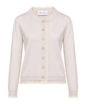 KAOS Long-sleeved Cardigan - Pink