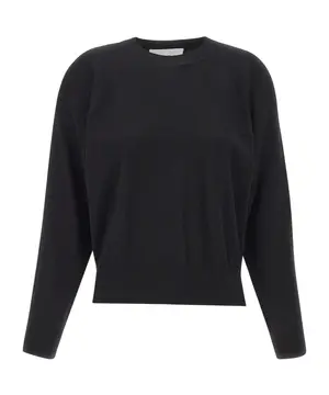 KAOS Crew-neck Knit Sweater - Black