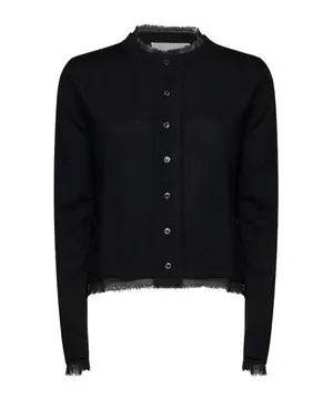 KAOS Long-sleeved Cardigan - Black