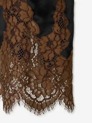 Dorothee Schumacher Shiny Statement Midi Lingerie Dress