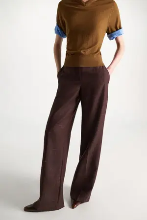 Dorothee Schumacher Pleated Wide-leg Casual Trousers
