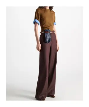 Dorothee Schumacher Pleated Wide-leg Casual Trousers