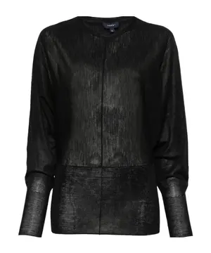 Soeur Sheer-panel T-shirt - Black