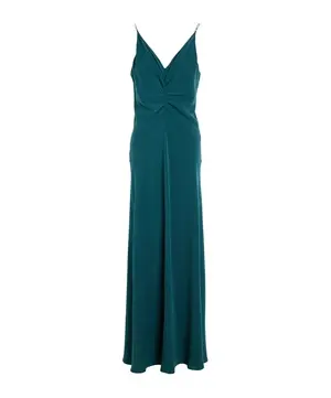 Max Mara Crepe Sleeveless V-neck Dress
