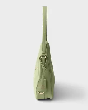 Prada Re-edition 2005 Nubuck And Saffiano Leather Mini-bag